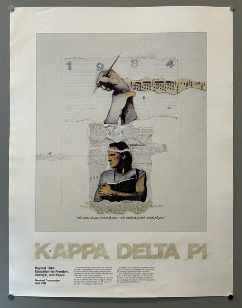 Kappa Delta Pi Montreal Convocation 1984 – Poster Museum Kappa Delta Pi Montreal Convocation 1984 – Poster Museum