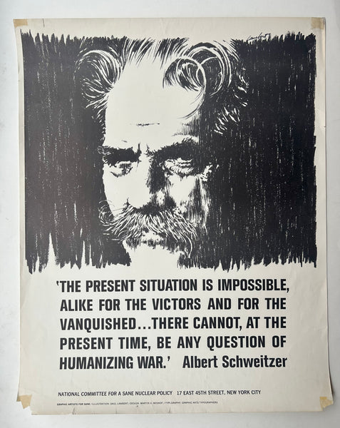 Albert Schweitzer Poster – Poster Museum