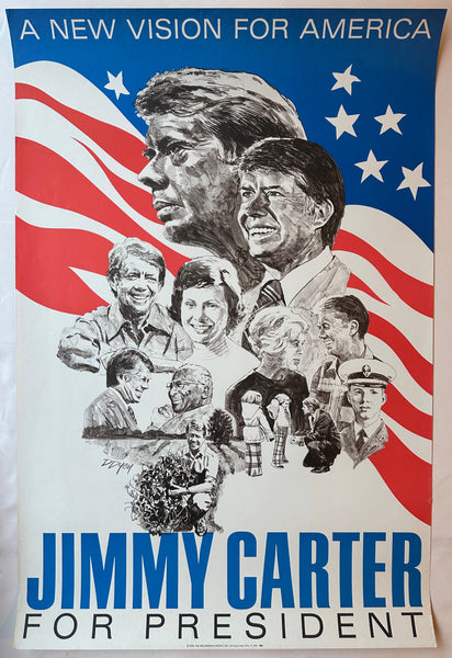 Jimmy Carter for President Poster – Poster Museum