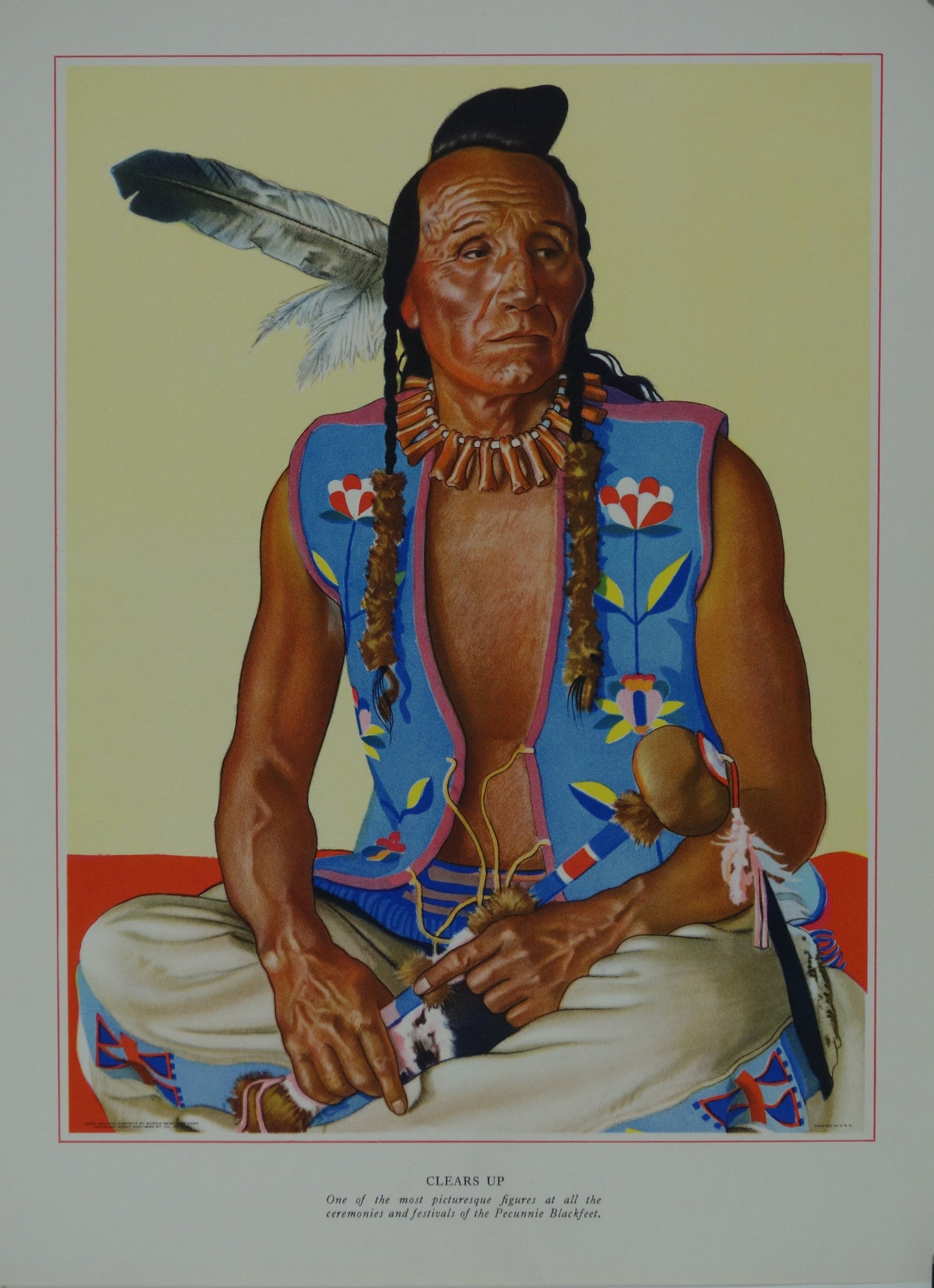 Native American Blackfoot Tribe
