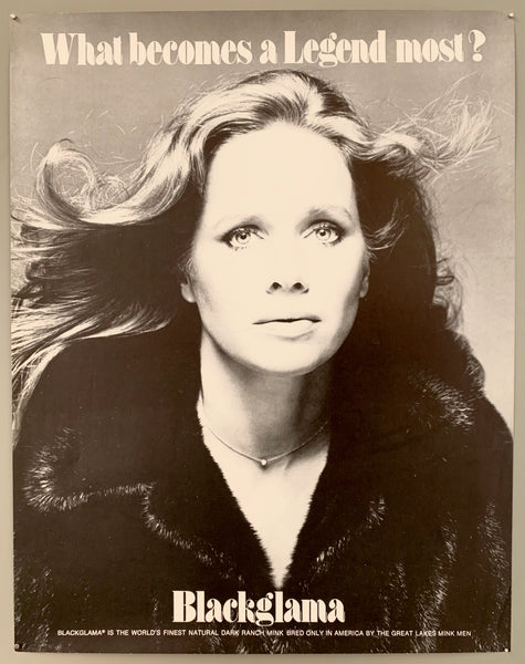 What Becomes a Legend Most? Liv Ullmann Blackglama Poster – Poster Museum