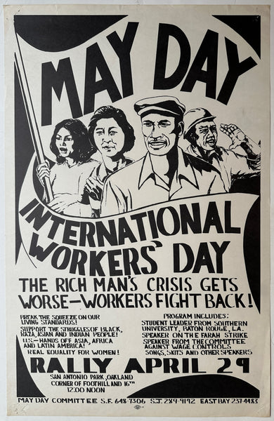 May Day International Workers' Day Poster – Poster Museum