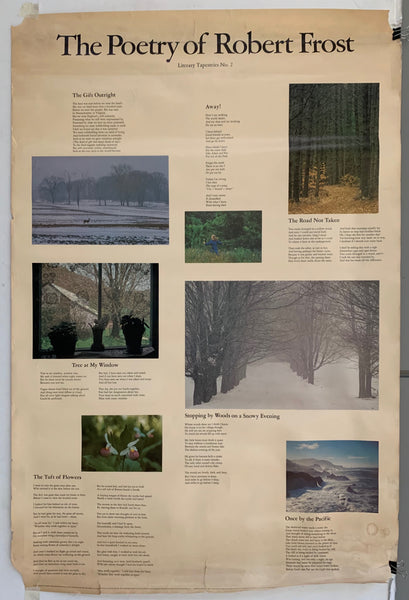 The Poetry of Robert Frost Poster – Poster Museum