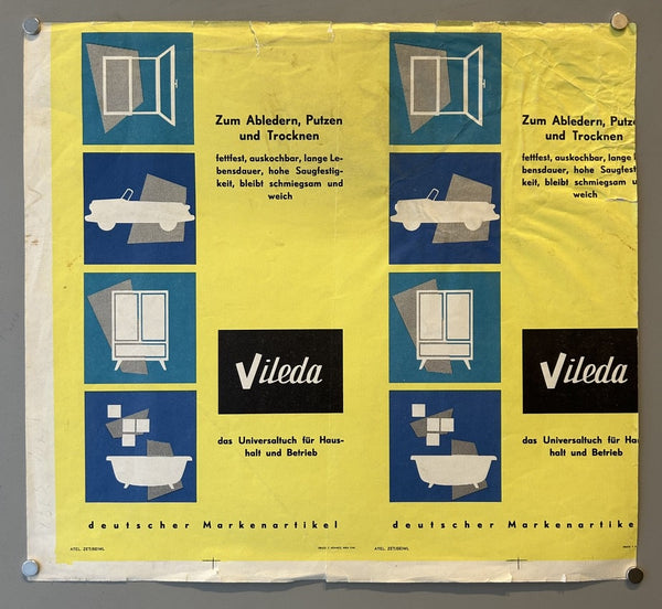 Vileda cleaning cloths – Poster Museum