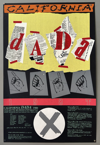 California Dada 1980 Poster – Poster Museum