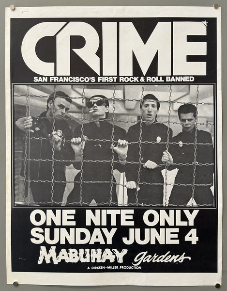 Crime: San Francisco's First Rock & Roll Band – Poster Museum