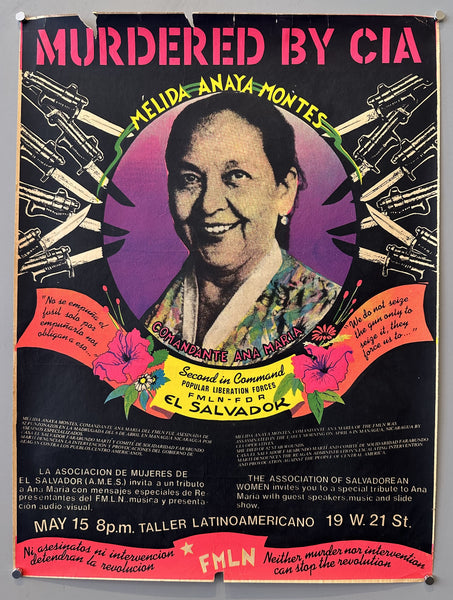 Mélida Anaya Montes Commemoration Poster – Poster Museum