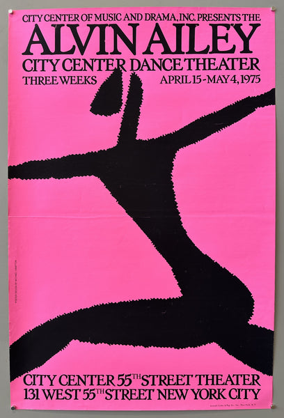 Alvin Ailey City Center Dance Theater – Poster Museum