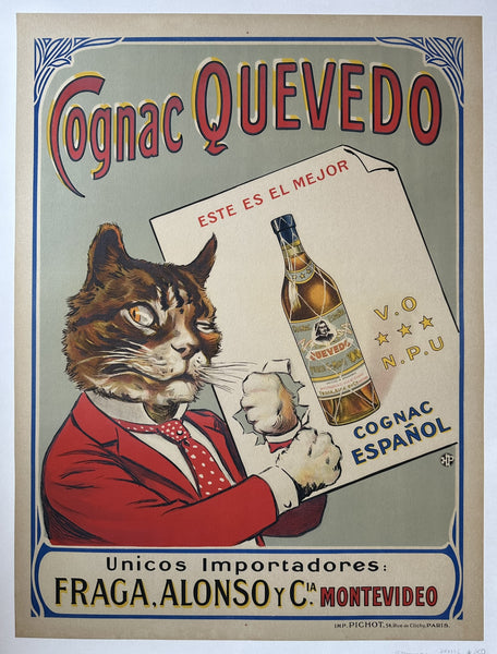 Cognac Quevedo Poster – Poster Museum