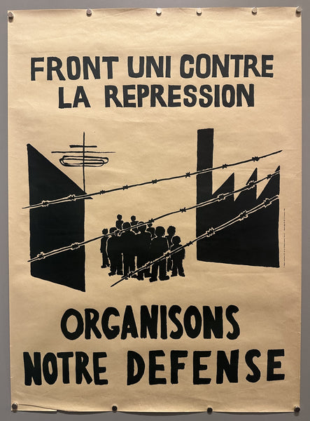 Front Uni Contre La Repression – Poster Museum