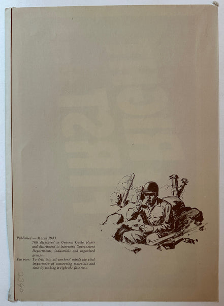 Make it Right the First Time General Cable Poster – Poster Museum