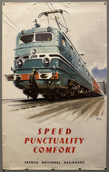 Speed Accuracy Comfort SNCF – Poster Museum