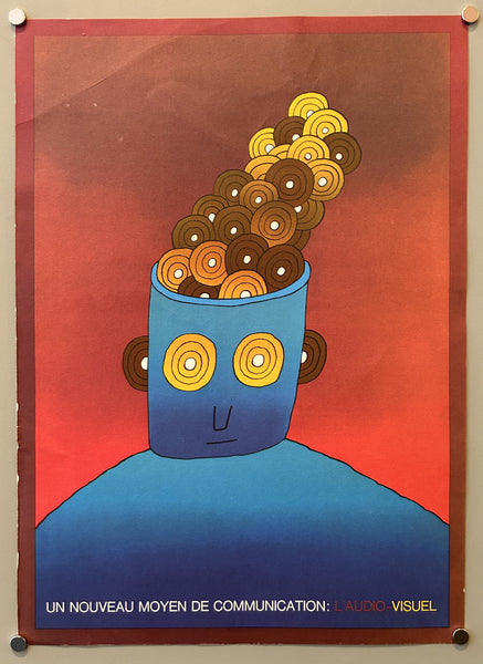 Un Nouveau Moyen de Communication: L'Audio-Visuel – Poster Museum