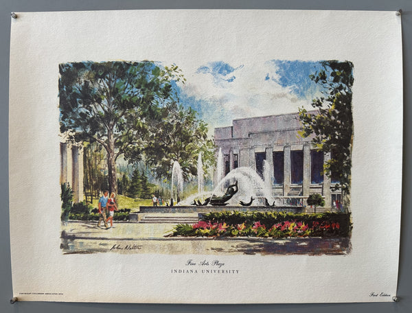 Fine Arts Plaza Indiana University – Poster Museum