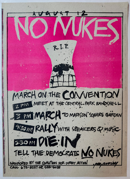 No Nukes! / Demand Your Rights! Poster – Poster Museum