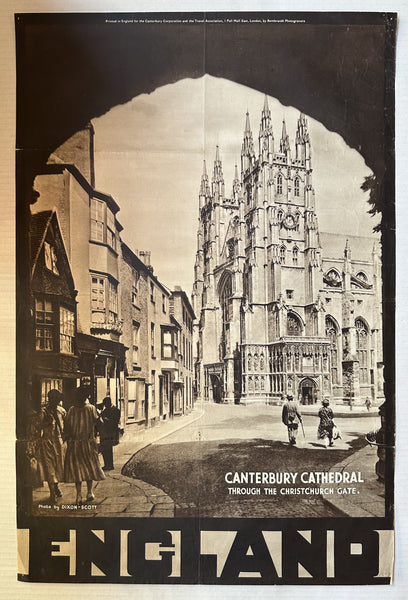 England: Canterbury Cathedral – Poster Museum
