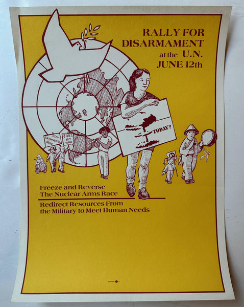 UN Rally for Disarmament Poster – Poster Museum