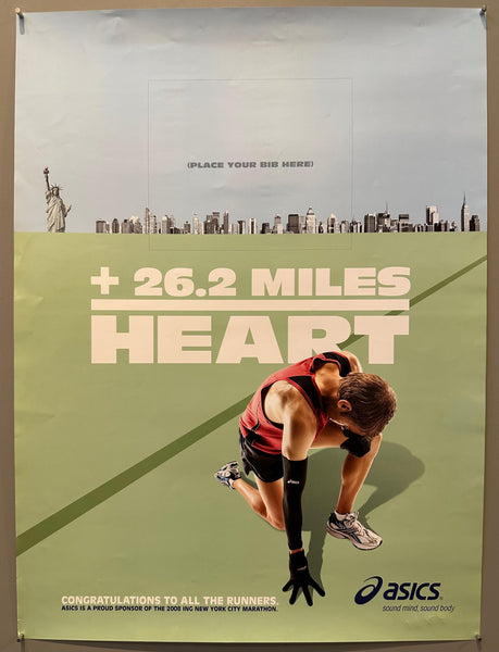 Asics '+26.2 Miles' Marathon Poster – Poster Museum