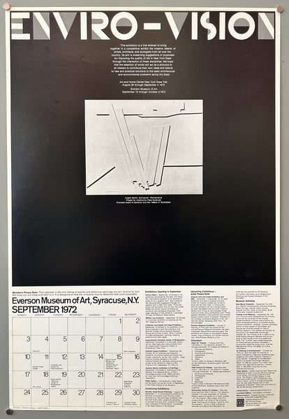 Everson Museum of Art September 1972 – Poster Museum