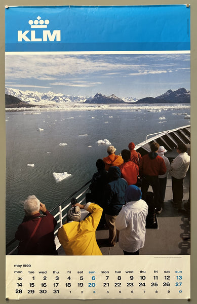 May 1990 KLM Calendar Page – Poster Museum