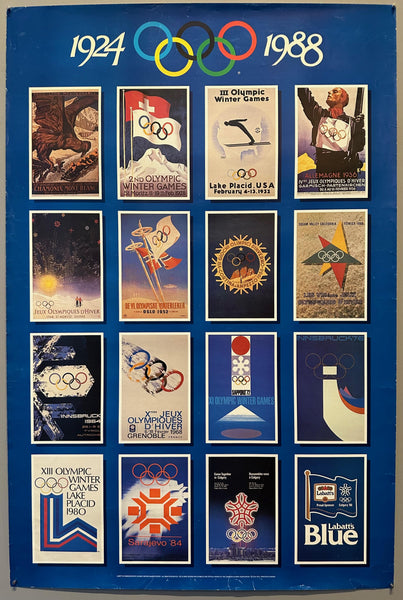1924-1988 Olympic Posters Poster – Poster Museum