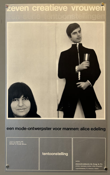 Modeontwerpster Voor Mannen: Alice Edeling – Poster Museum