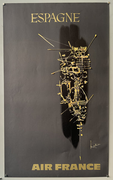 Georges Mathieu Air France: Spain – Poster Museum