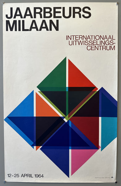 Jaarbeurs Milaan 1964 Poster – Poster Museum