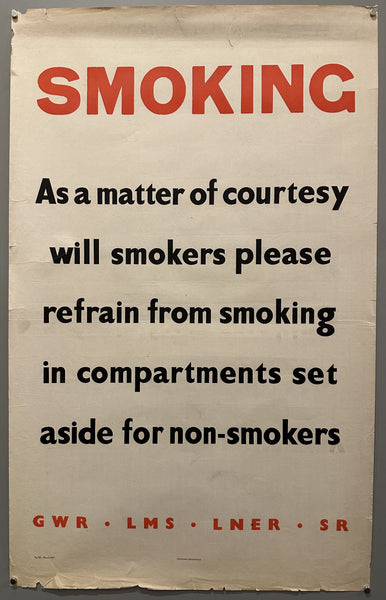 Smoking Compartments PSA – Poster Museum