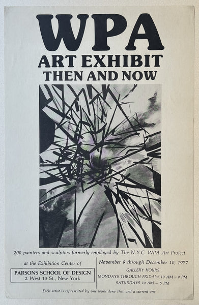 WPA Art Exhibit Then and Now Poster – Poster Museum