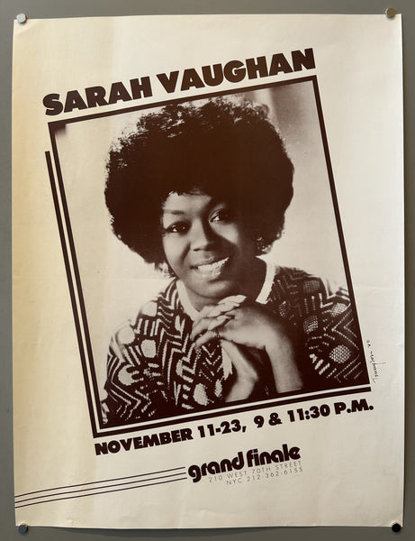 Sarah Vaughan – Poster Museum