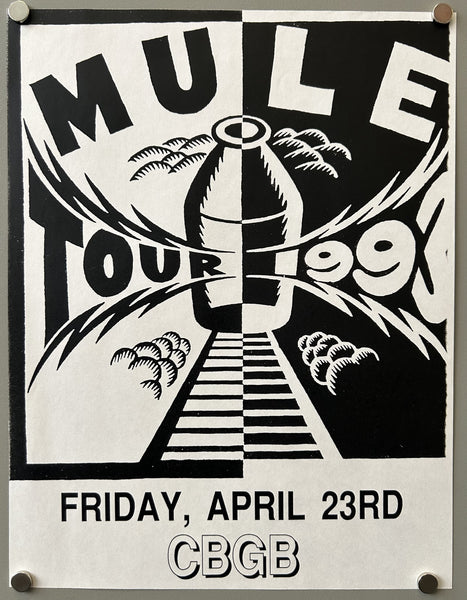 Mule Tour 1993 CBGB – Poster Museum