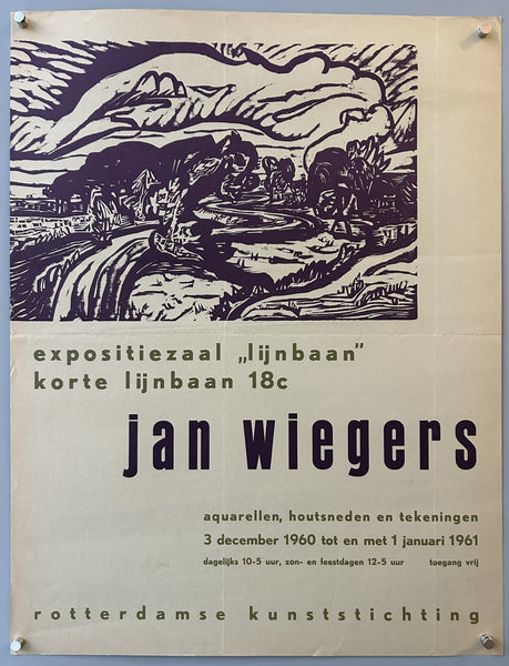 Jan Wiegers Rotterdamse Kunststichting – Poster Museum