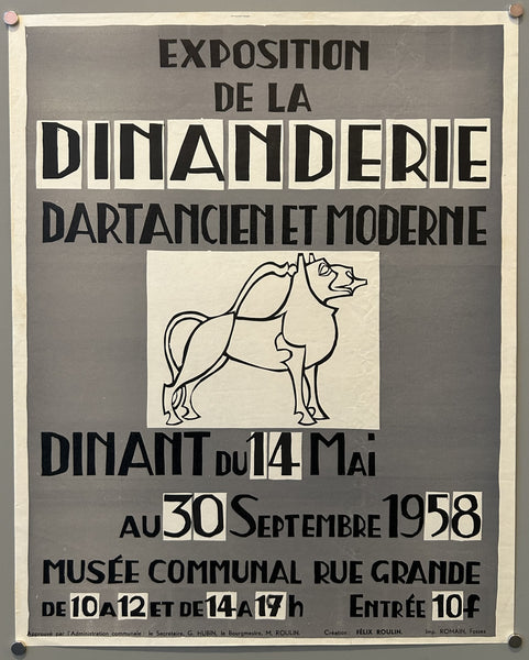 Expositions de la Dinanderie D'Art Ancien Et Moderne Poster – Poster Museum