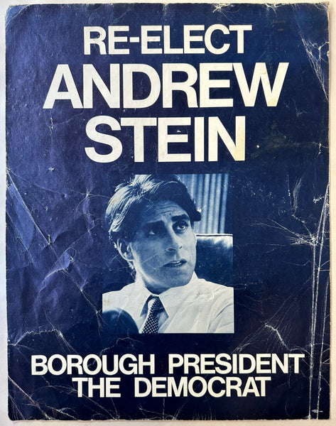 Andrew Stein Re-Election Poster – Poster Museum