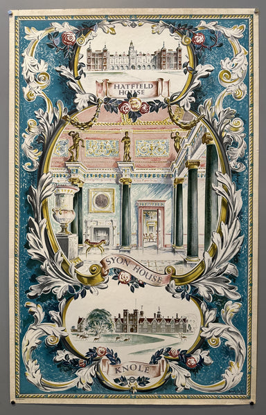 Country Houses by Dorothy Hutton Poster – Poster Museum