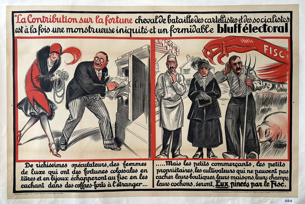 La Contribution Sur La Fortune – Poster Museum