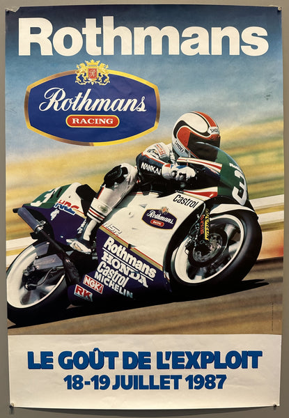 Rothman Racing Le Goût de L'Exploit 1987 – Poster Museum
