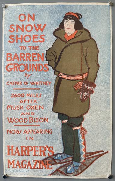 On Snow Shoes to the Barren Grounds – Poster Museum