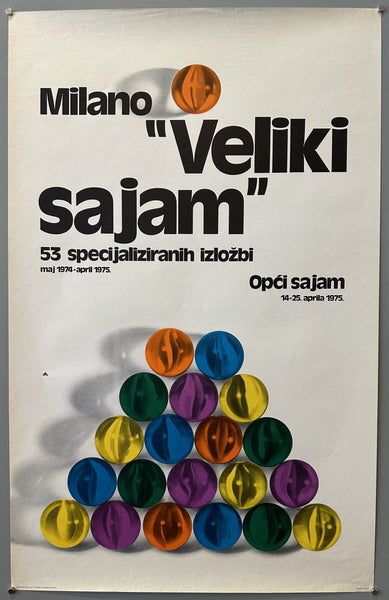 Milano "Veliki Sajam" 1975 Poster – Poster Museum