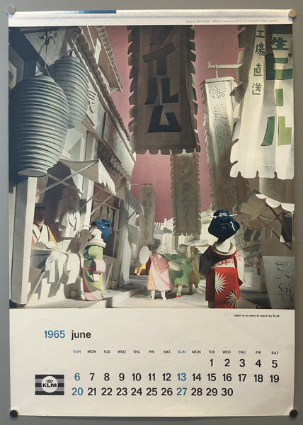 KLM Calendar 1965 – Poster Museum
