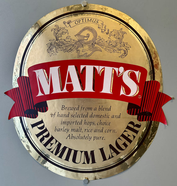 Matt's Premium Lager – Poster Museum