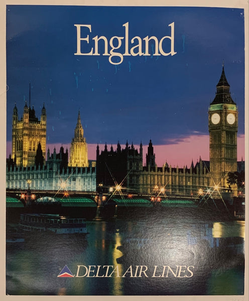 England- Delta Airlines – Poster Museum