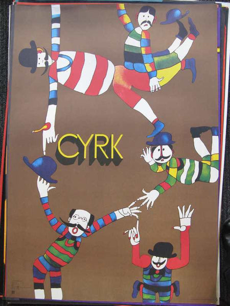 cyrk five performers – Poster Museum