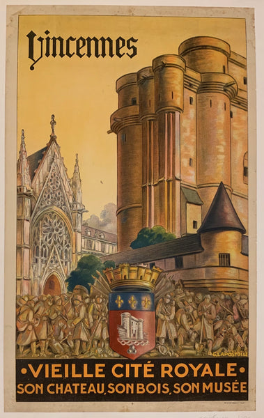 Vincennes Travel Poster – Poster Museum