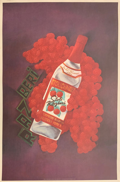 Stoli Razberi Poster – Poster Museum