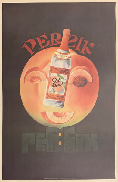 Stoli Persik Poster – Poster Museum