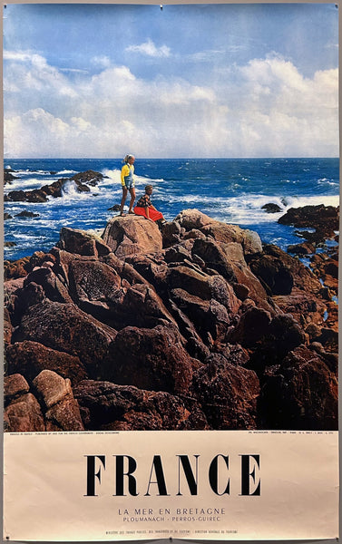 France La Mer En Bretagne Poster – Poster Museum