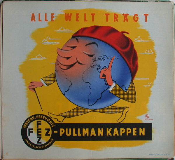 Alle Welt Tragt Pullman Kappen – Poster Museum