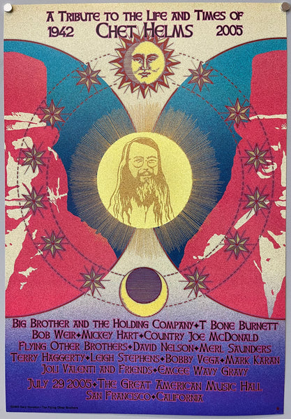 A Tribute to the Life and Times of Chet Helms Poster – Poster Museum